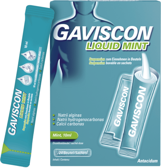 GAVISCON liquid mint susp dans sachets sach 10 ml | Commander en ligne