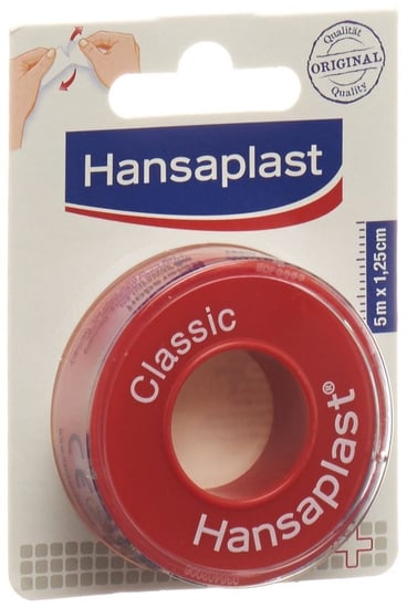 Hansaplast Classic Heftpflaster 5mx1.25cm 1 Stk | Online bestellen