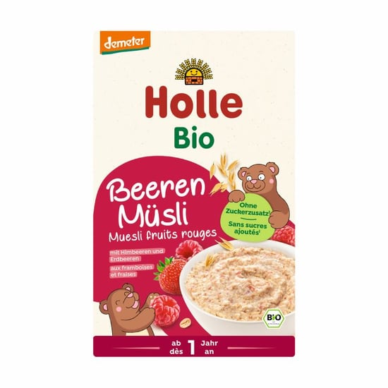 HOLLE bio-muesli fruits rouges céréales complètes carton 200 g ...