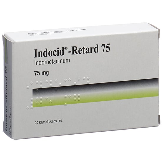 INDOCID Retard caps ret 75 mg blist 20 pce | Commander en ligne
