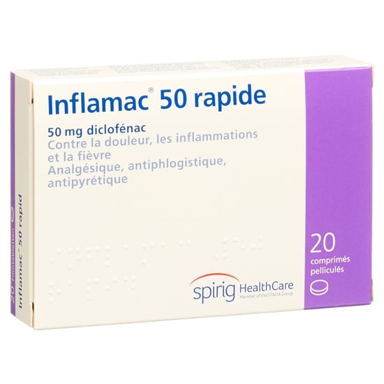 INFLAMAC rapid Filmtabl 50 mg Blist 20 Stk | Online bestellen