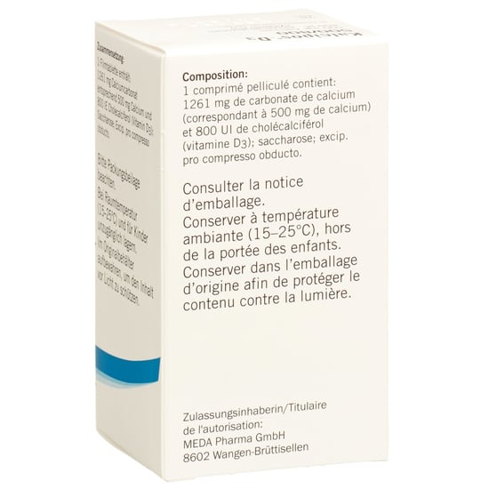 KALCIPOS-D3 cpr pell 500/800 bte 30 pce | Commander en ligne