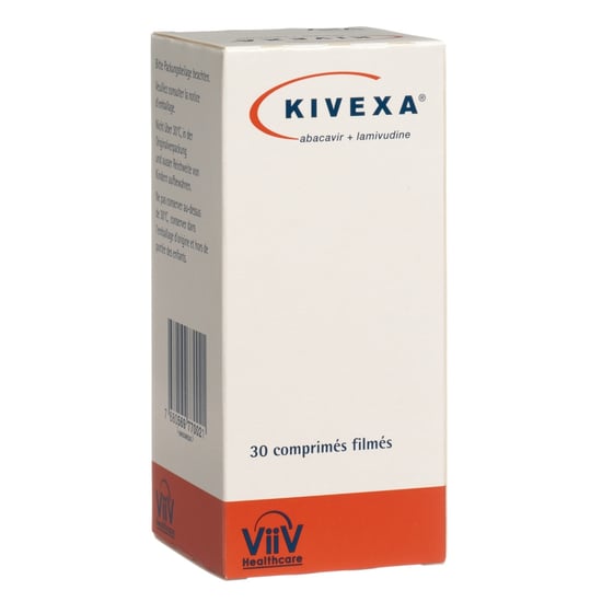 KIVEXA Filmtabl 600mg/300mg Blist 30 Stk | Online bestellen