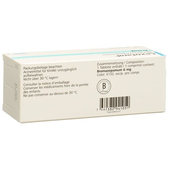 LEXOTANIL Tabl 6 mg Blist 100 Stk | Online bestellen