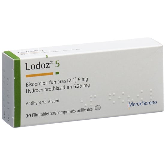 Lodoz 5 Filmtabl 5/6.25mg Blist 30 Stk | Online bestellen