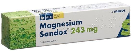 MAGNESIUM Sandoz cpr eff bte 20 pce | Commander en ligne