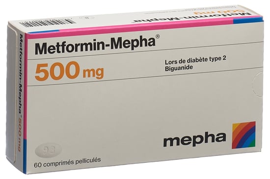 METFORMINE Mepha Filmtabl 500 mg Blist 60 Stk | Online bestellen