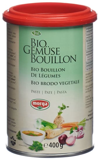 MORGA Gemüse Bouillon Paste Bio Ds 400 g | Online bestellen