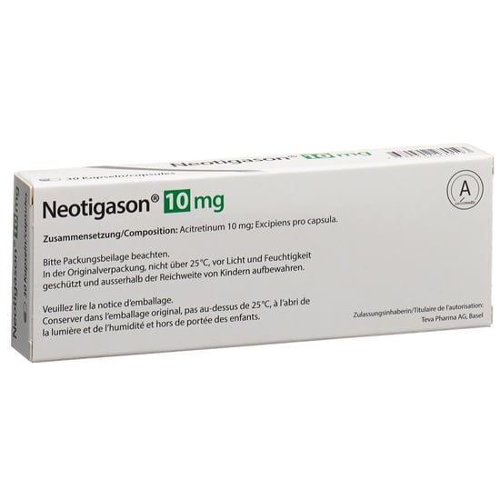 NEOTIGASON Kaps 10 mg Blist 30 Stk | Online bestellen