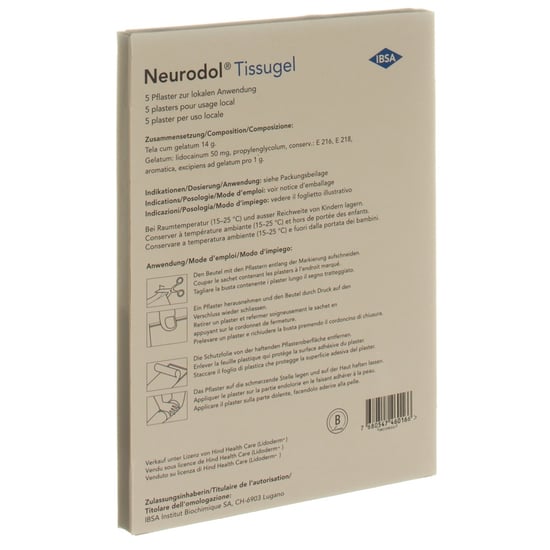 NEURODOL Tissugel empl 5 pce | Commander en ligne