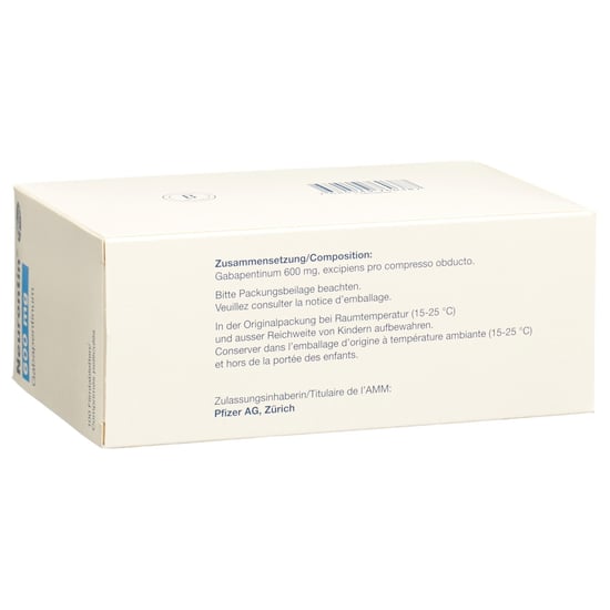 Neurontin Filmtabl 600 mg Blist 100 Stk | Online bestellen