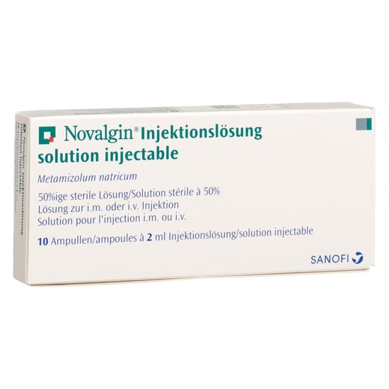 NOVALGIN Inj Lös 1 g/2ml i.m./i.v Amp 2 ml | Online bestellen