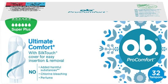 OB Tampons ProComfort Super Plus Karton 32 Stk | Online bestellen