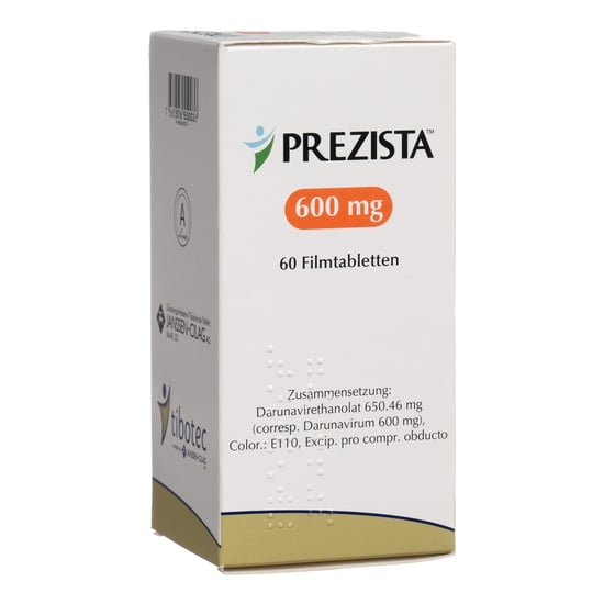 PREZISTA cpr pell 600 mg bte 60 pce | Commander en ligne