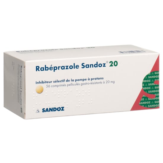 RABEPRAZOLE Sandoz Tabl 20 mg Blist 56 Stk | Online bestellen