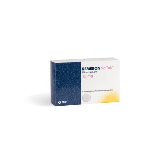 REMERON SolTab Schmelztabl 15 mg Blist 6 Stk | Online bestellen