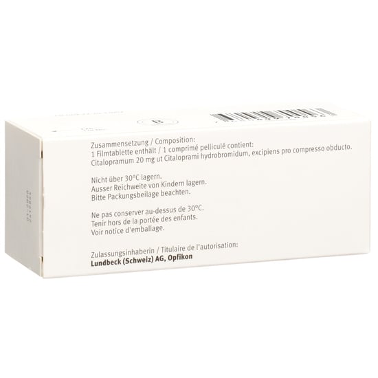 Seropram Filmtabl 20 mg Blist 98 Stk | Online bestellen