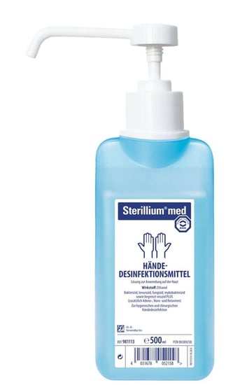 STERILLIUM med Händedesinfektion liq mit Pumpe CH 500 ml | Online bestellen