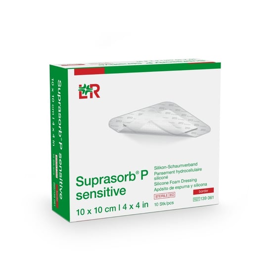 SUPRASORB P sensitive border 10x10cm 10 pce | Commander en ligne