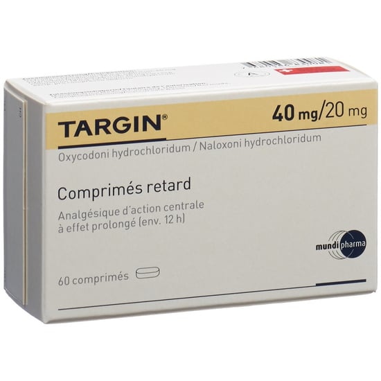 TARGIN Ret Tabl 40 mg/20 mg Blist 60 Stk | Online bestellen