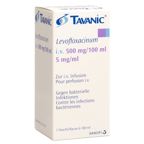 TAVANIC i.v. sol perf 500 mg/100ml flac 100 ml | Commander en ligne