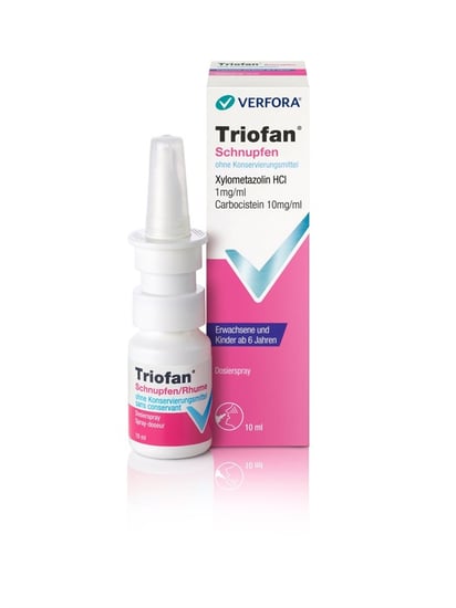 TRIOFAN Schnupfen ohne Konservierungsmittel Dosierspray für Erwachsene ...