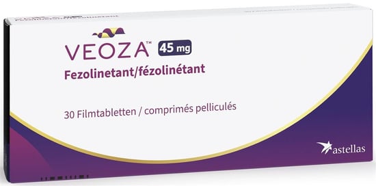 VEOZA Filmtabl 45 mg Blist 30 Stk | Online bestellen