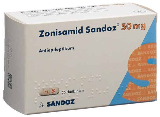 ZONISAMIDE Sandoz Kaps 50 mg Blist 56 Stk | Online bestellen