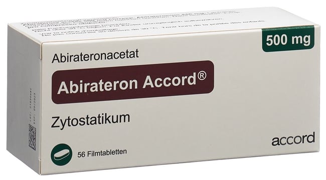 ABIRATERONE Accord Filmtabl 500 mg Blist 56 Stk | Online bestellen