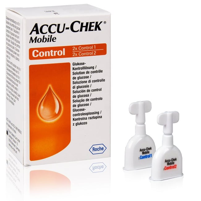 ACCU-CHEK Mobile solution de contrôle sol 2x2 1 pce | Commander en ligne