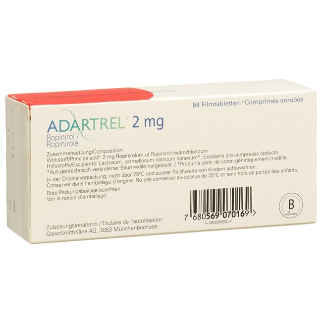 ADARTREL cpr pell 2 mg blist 84 pce | Commander en ligne