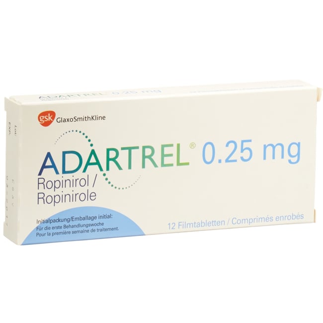 ADARTREL Filmtabl 0.25 mg Blist 12 Stk | Online bestellen
