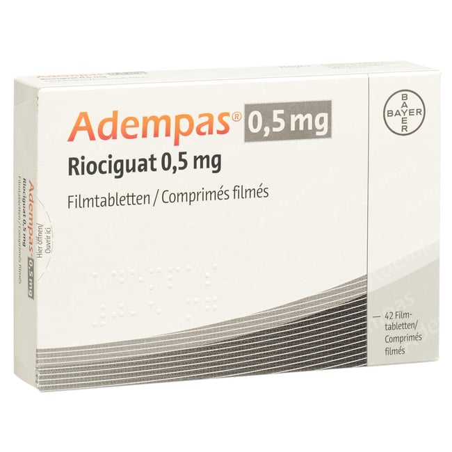 ADEMPAS cpr pell 0.5 mg blist 42 pce | Commander en ligne