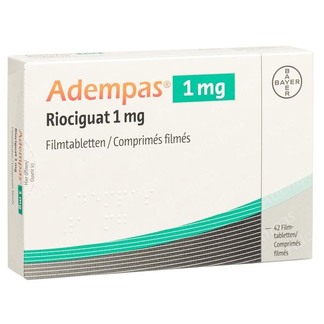 ADEMPAS Filmtabl 1 mg Blist 42 Stk | Online bestellen