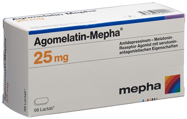 AGOMELATINE Mepha Filmtabl 25 mg Blist 98 Stk | Online bestellen