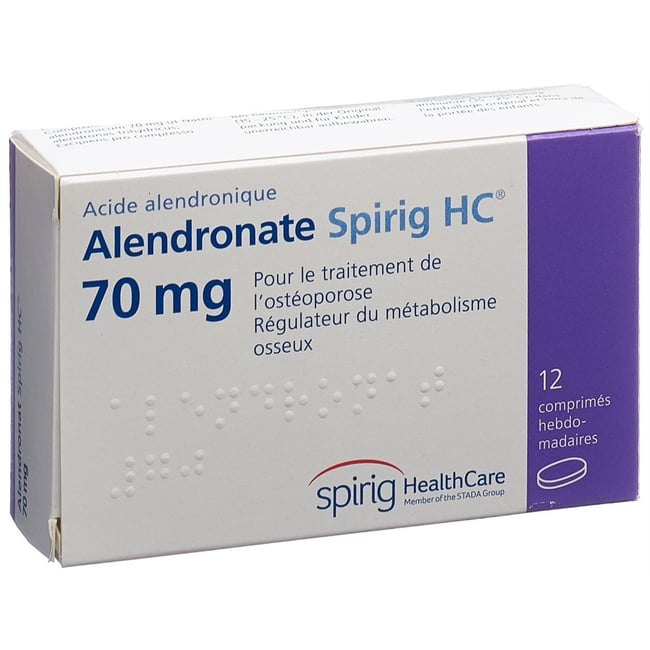 ALENDRONATE Spirig HC cpr 70 mg blist 12 pce | Commander en ligne