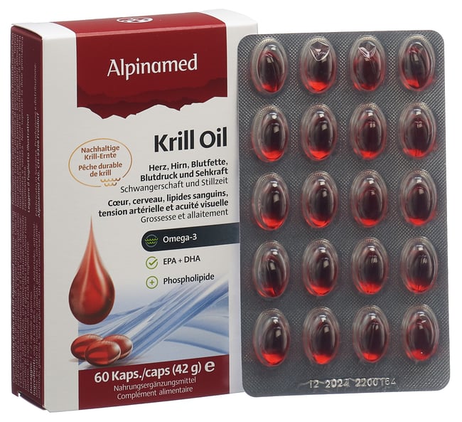 ALPINAMED Krill Oil caps 60 pce | Commander en ligne