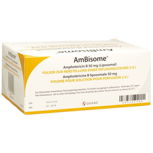 AMBISOME subst sèche 50 mg flac 10 pce | Commander en ligne