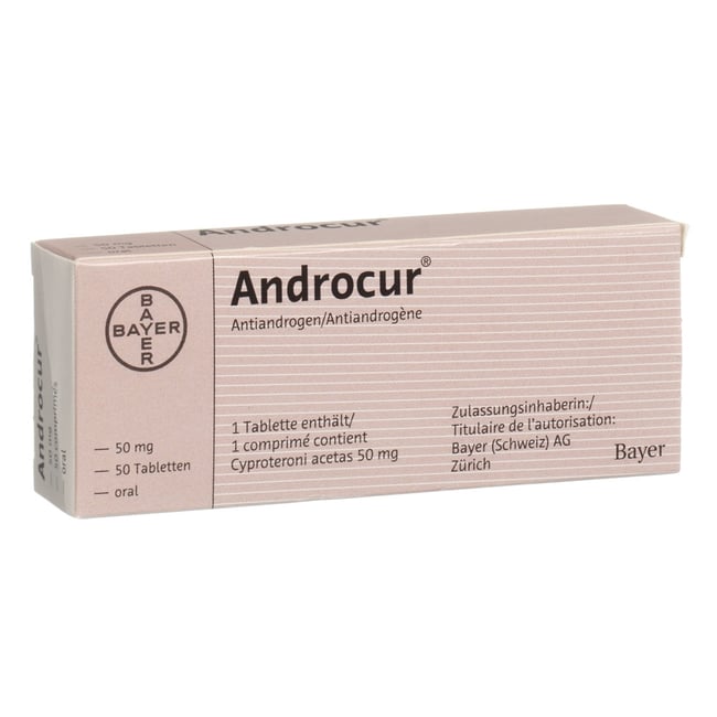 ANDROCUR Tabl 50 mg Blist 50 Stk | Online bestellen