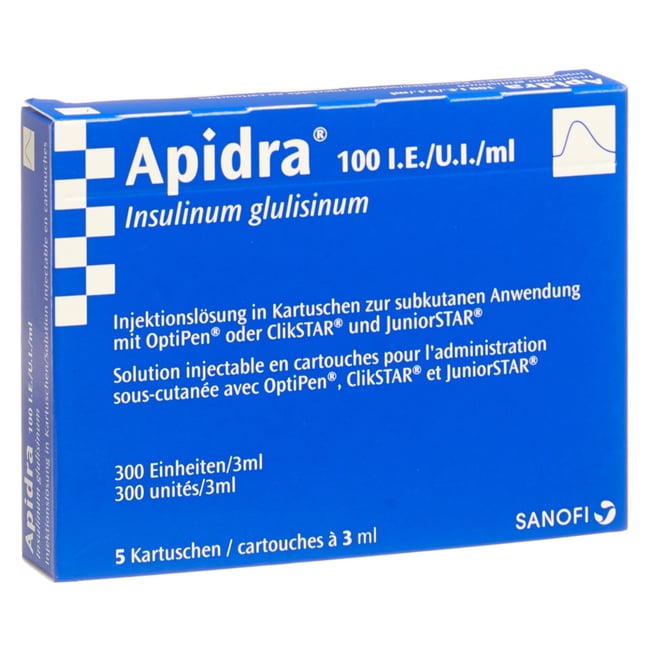 APIDRA Inj Lös für AllStar Pro/JuniorStar Patronen 3 ml | Online bestellen