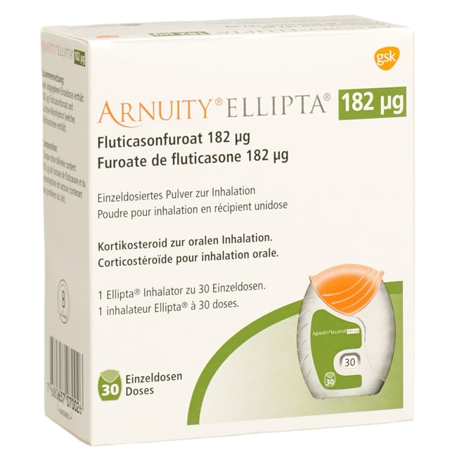 ARNUITY ELLIPTA Inh Plv 182 mcg 30 Dos | Online bestellen