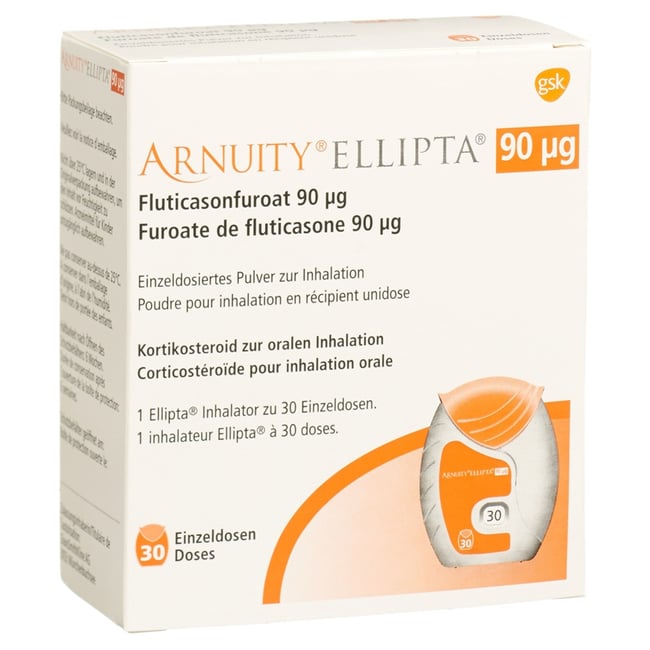 ARNUITY ELLIPTA Inh Plv 90 mcg 30 Dos | Online bestellen