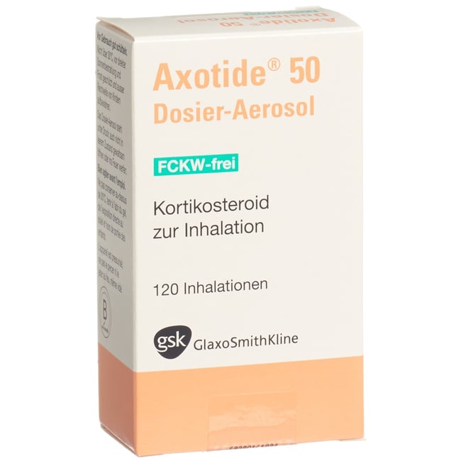 AXOTIDE Dosieraeros 50 mcg FCKW-frei 120 Dos | Online bestellen