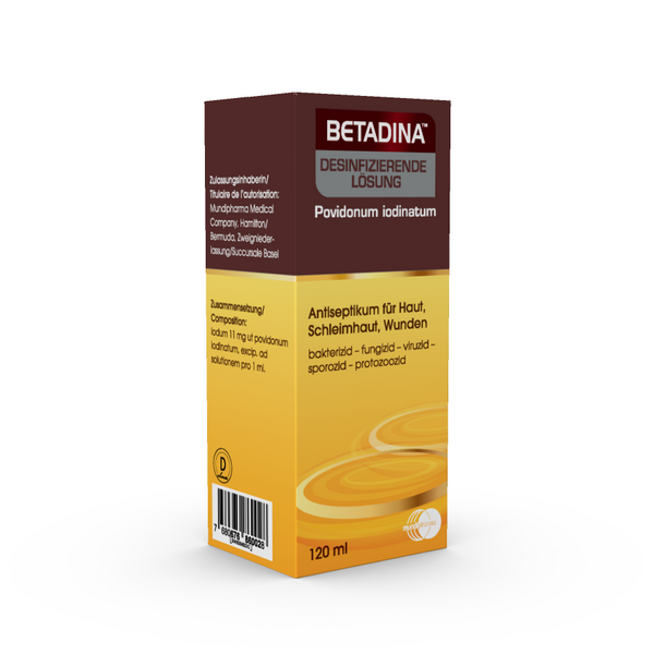 BETADINA solution désinfectante sol fl 120 ml | Commander en ligne