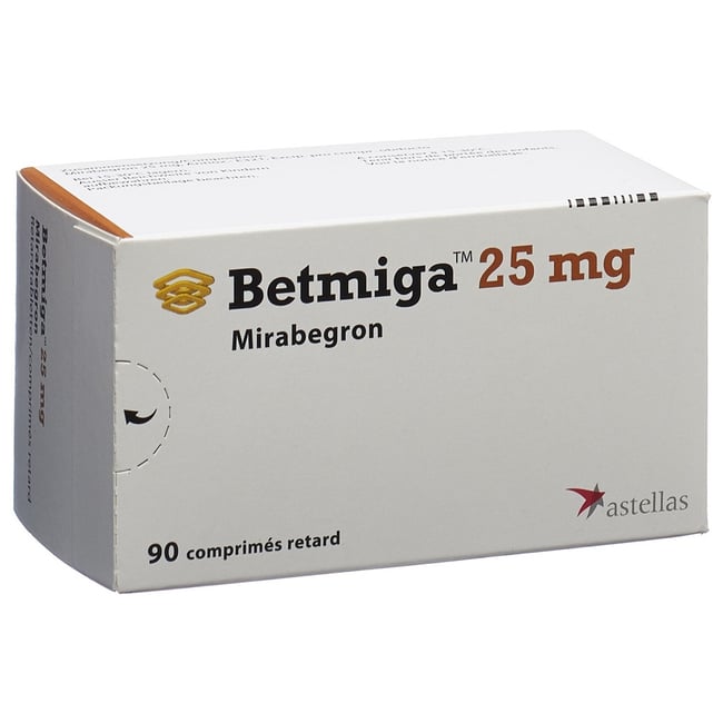 Betmiga cpr ret 25 mg blist 90 pce | Commander en ligne