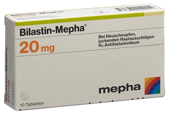 BILASTINE Mepha Tabl 20 mg Blist 10 Stk | Online bestellen