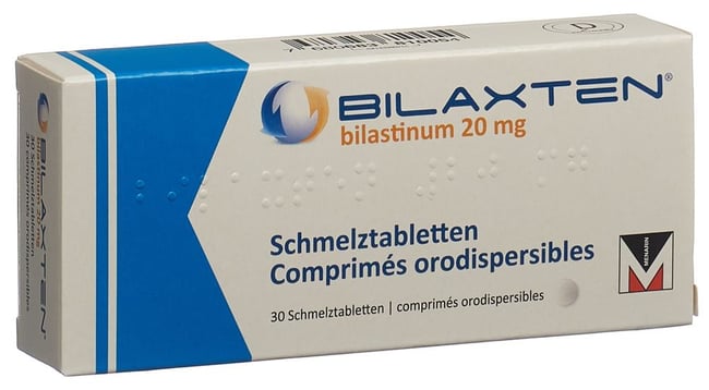 BILAXTEN Schmelztabl 20 mg Blist 30 Stk | Online bestellen