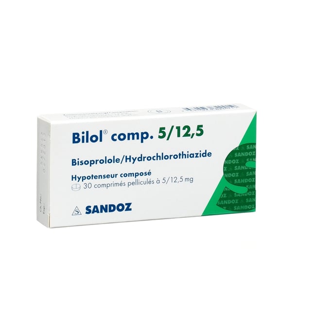 BILOL comp. Filmtabl 5/12.5 mg Blist 30 Stk | Online bestellen