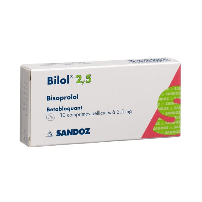 BILOL Filmtabl 2.5 mg Blist 30 Stk | Online bestellen
