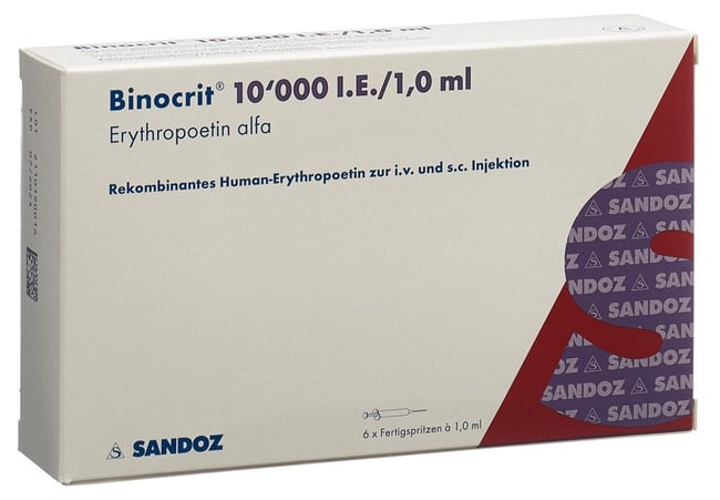 BINOCRIT Inj Lös 10000 IE/ml Fertspr 1 ml | Online bestellen